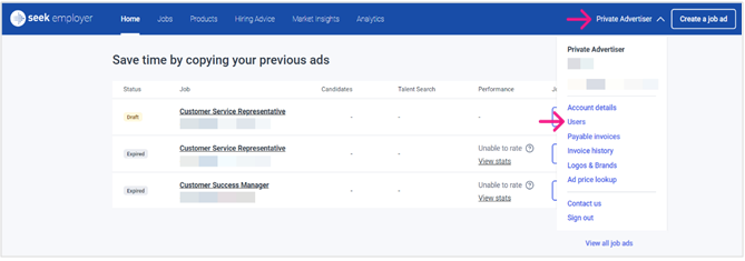 How do I add new users or update user permissions? - SEEK