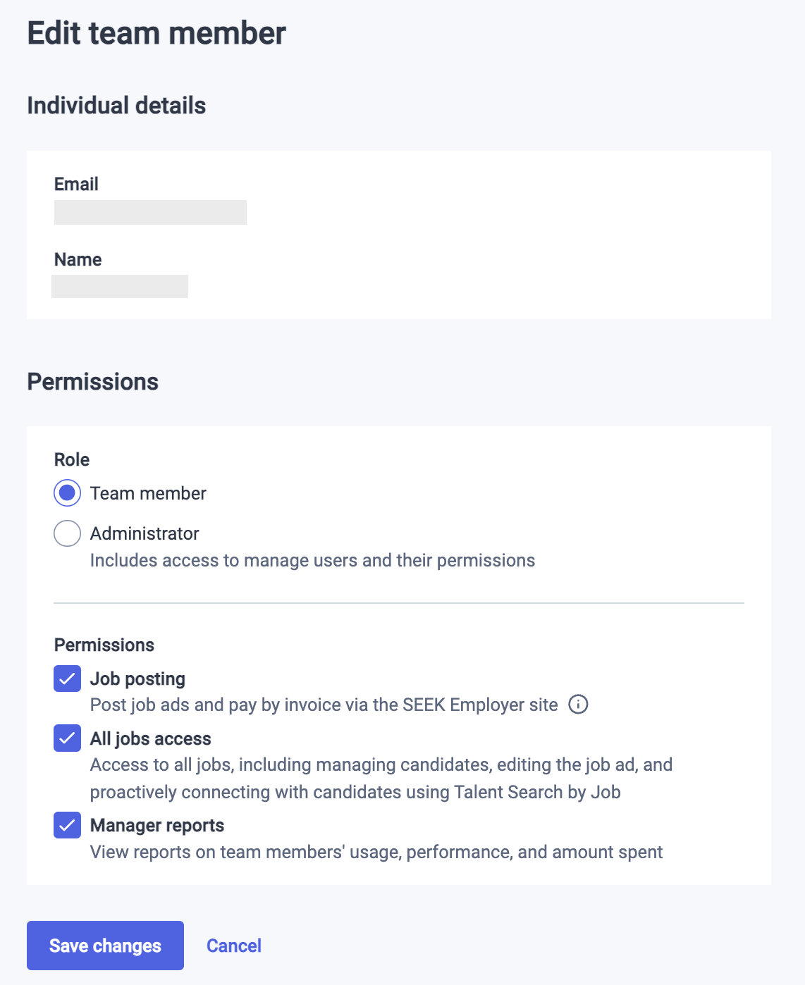 How do I add new users or update user permissions? - SEEK Employer