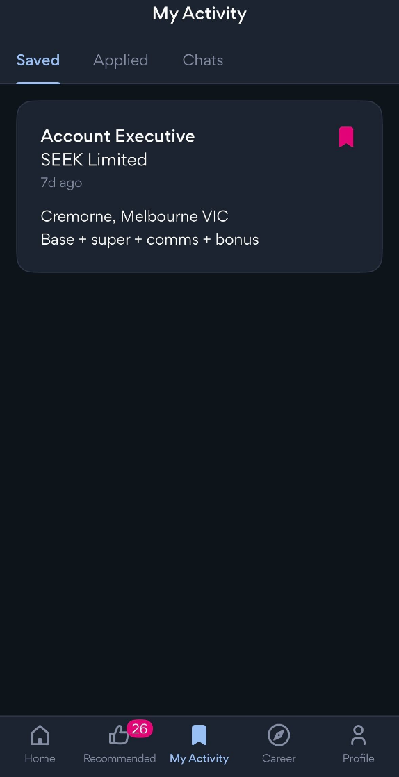 How do I save a job? - SEEK